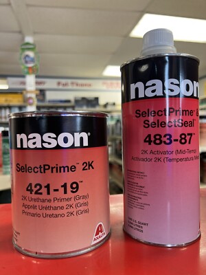 NASON Select-Primer 2K 1 Quart 421-19 And 1 Quart Activator 483-87 | eBay