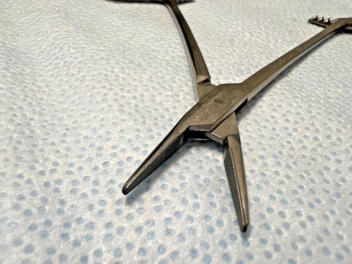 Jarit 121-119 Webster Holder TC Serrated Jaws 24mm Straight 4-5/8" for sale online | eBay