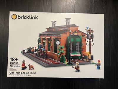 Lego Bricklink Designer Series 1 (910033) Old Train Engine Shed Brand ...