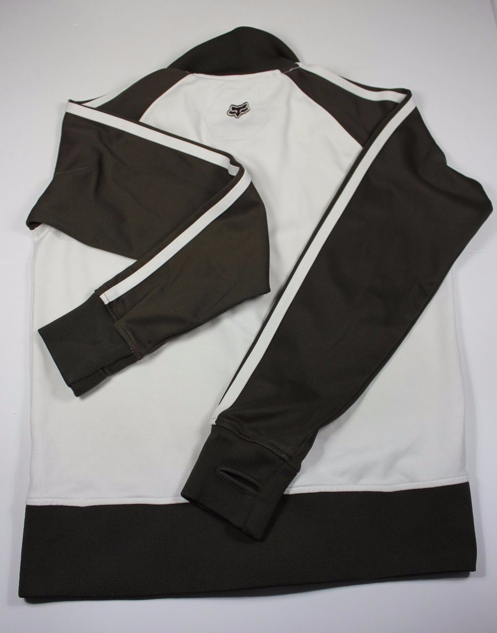 Fox Racing Zippered Sweatsuit Jacket Track Brown Retro Style ...