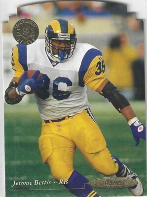 1995 SP Championship Die-Cut #193 Jerome Bettis St Louis Rams Notre ...