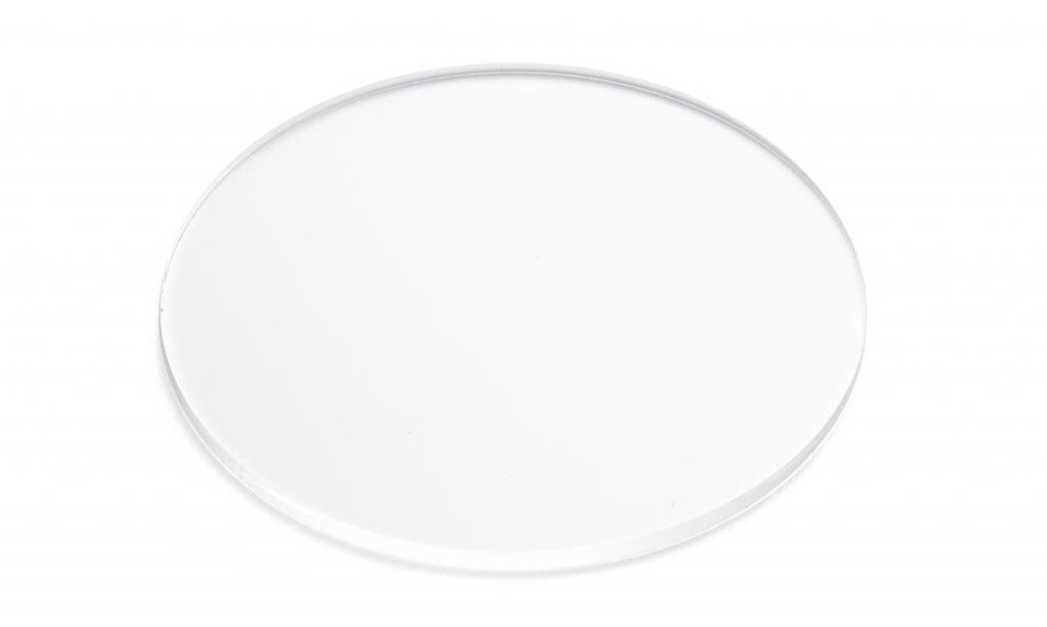 1/2" Thick (18 7/16" Dia. Circle) CHEMCAST® Plexiglass Clear Acrylic ...