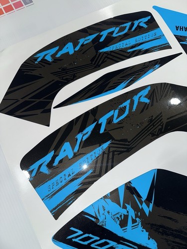 2022 YAMAHA RAPTOR 700R SE full graphics kit THICK AND HIGH GLOSS | eBay