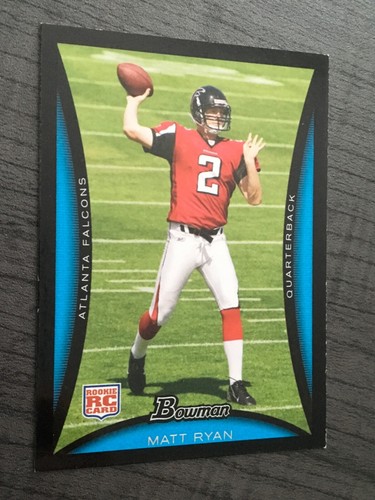 2008 BOWMAN FOOTBALL MATT RYAN ROOKIE CARD No. 166 Atlanta Falcons | eBay