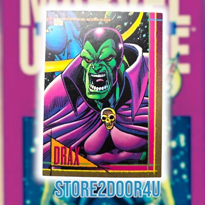 1993 Skybox Marvel Series 4 Drax Marvel Universe Card #18 | eBay