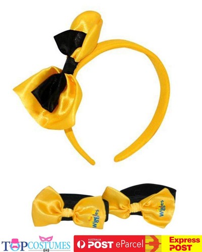 Deluxe Emma Wiggles Headband Shoes Bows Book Week Girls Toddler Costume ...