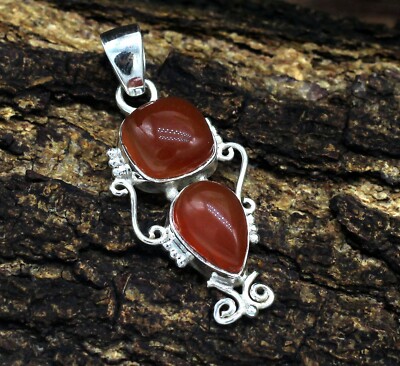 Natural Red Chrysoberyl Gemstone 925 Sterling Silver Jewelry Pendant ...