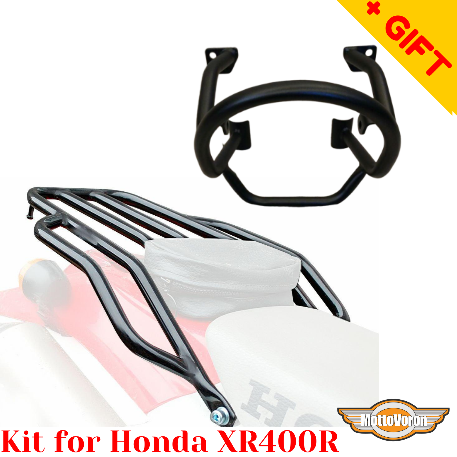 For Honda XR 400 Rear rack XR400R Headlight protector Guard XR 400 Kit ...
