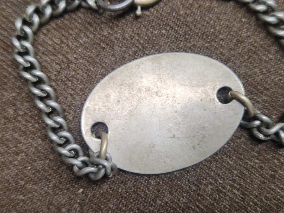 Vintage WWI ID Bracelet / Arthur L. Beckwith - 85th Division / 338th ...