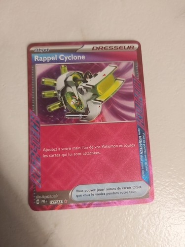 Carte Pokémon Rappel Cyclone 128/131 PRE SV8.5 Evolutions Prismatiques ...