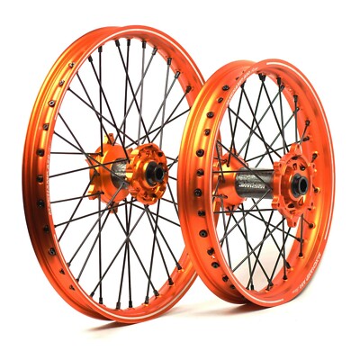 MXCHAMP A90 CarbonMatrix Dirt Bike Wheels Set 21"/18" for KTM 250SXF 15 ...