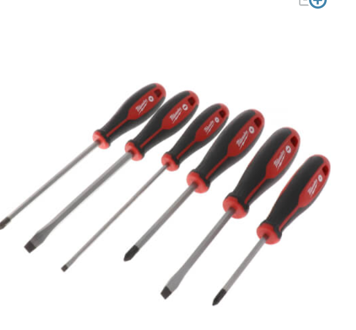 6 Pc. Screwdriver Set w/ Steel Caps | eBay