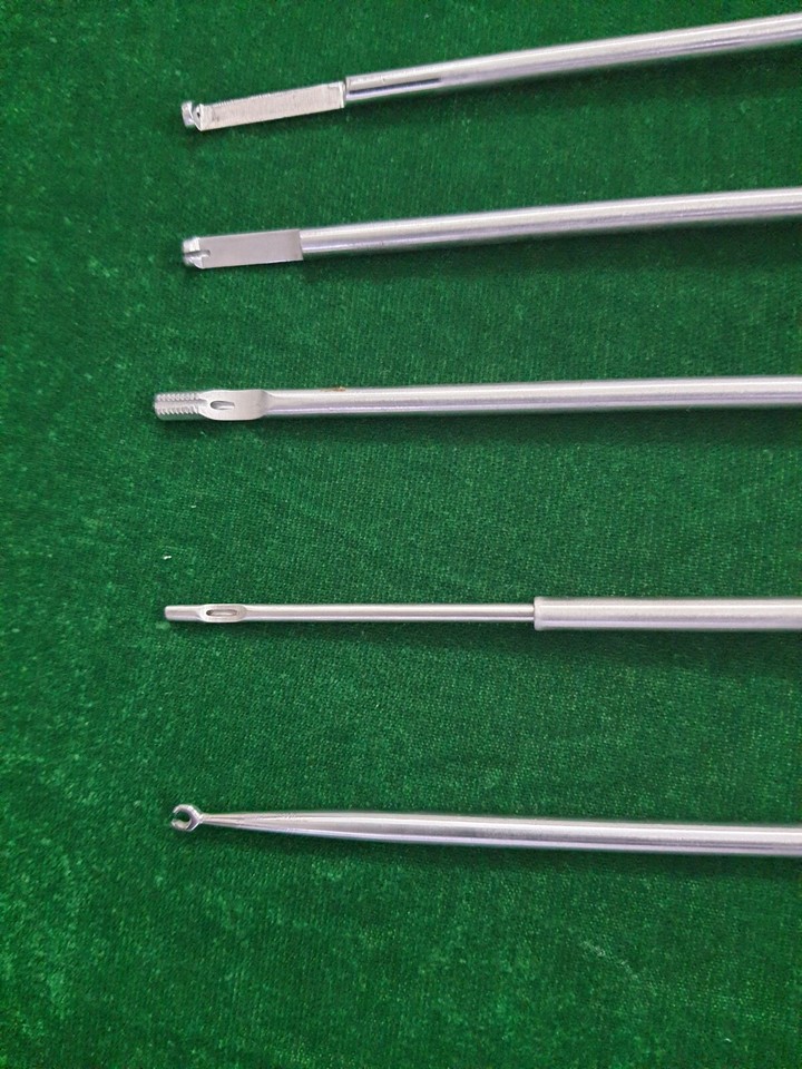 5pc Laparoscopic Knot Pusher Cutter 5mmx330mm Endoscopy Surgical ...