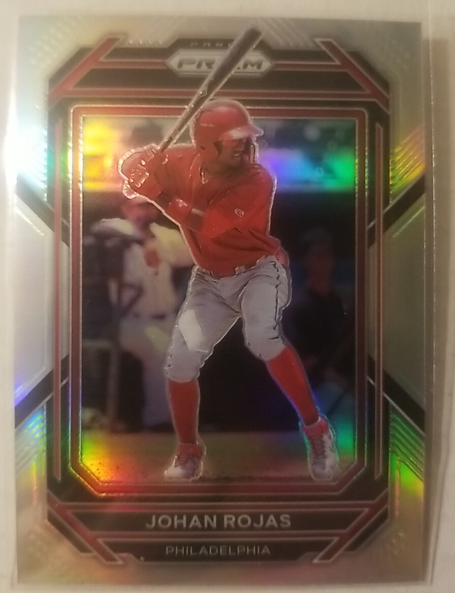 2023 Panini Prizm Baseball Silver Prizm Card - #43 Johan Rojas (RC ...