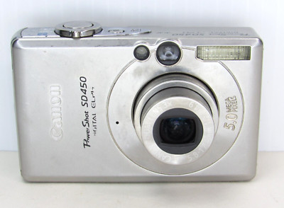 Canon PowerShot Digital ELPH SD450 5.0MP Camera PARTS/REPAIR - Screen ...