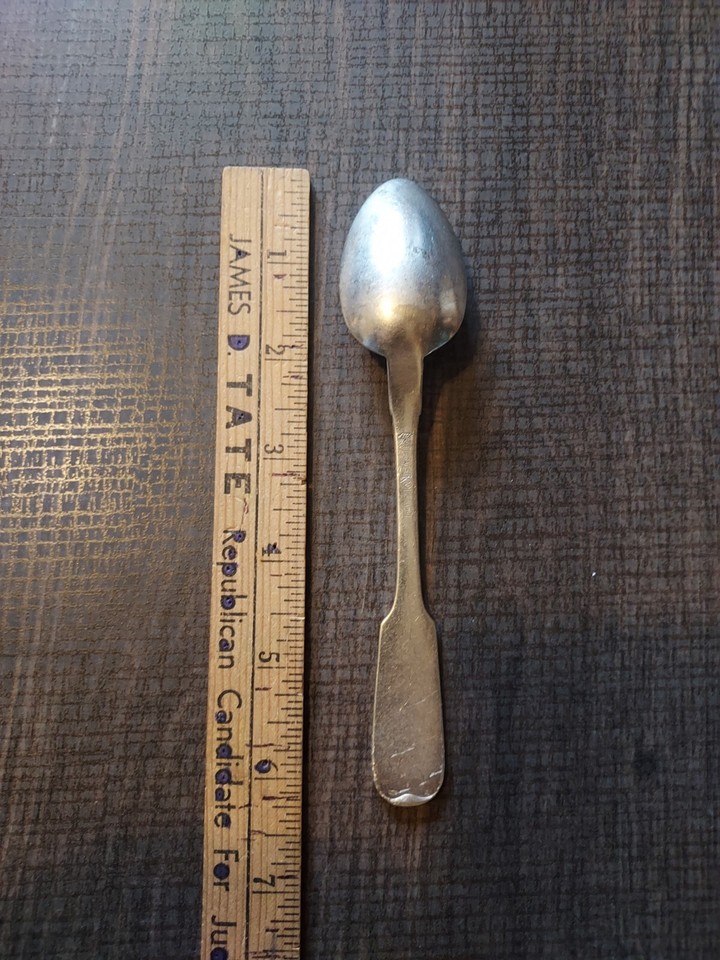 Antique Fraget Silverplate Flatware Spoon Poland 1877? | eBay