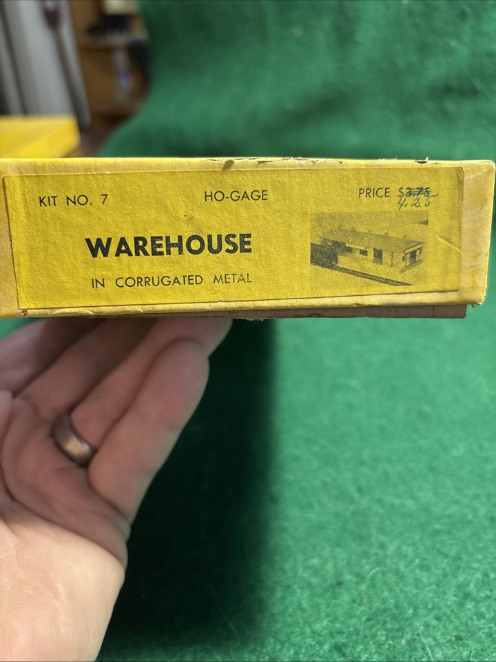 Vintage E. Suydam HO Scale Warehouse Building Kit No. 7 Metal Parts ...