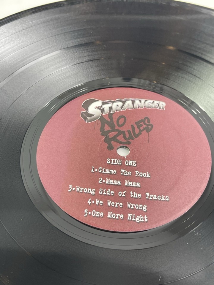 Autographed Stranger NO RULES Album Hand Signed Greg Billings Tom ...