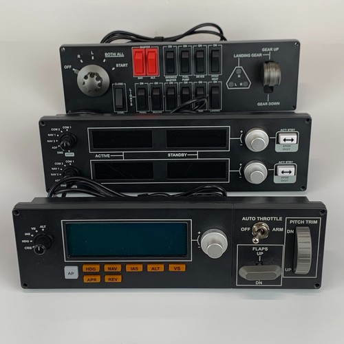 Logitech G Saitek Pro Flight Panels Set of 3 - Radio, Switch, Multi ...