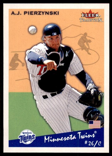 2002 Fleer Tradition A.J. Pierzynski Baseball Cards #130 | eBay