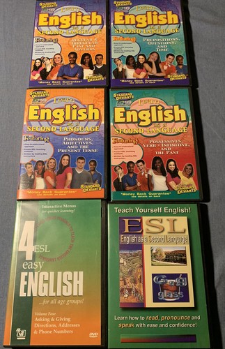 English as second language. 6 DVDs. Total running time 6 hrs 50 minutes ...