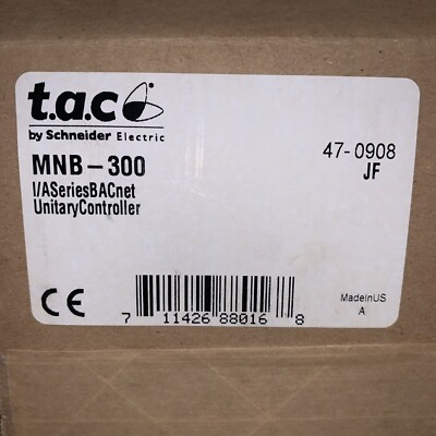 Schneider Electric Unitary Controller MNB-300 I/A Series BACnet New in ...