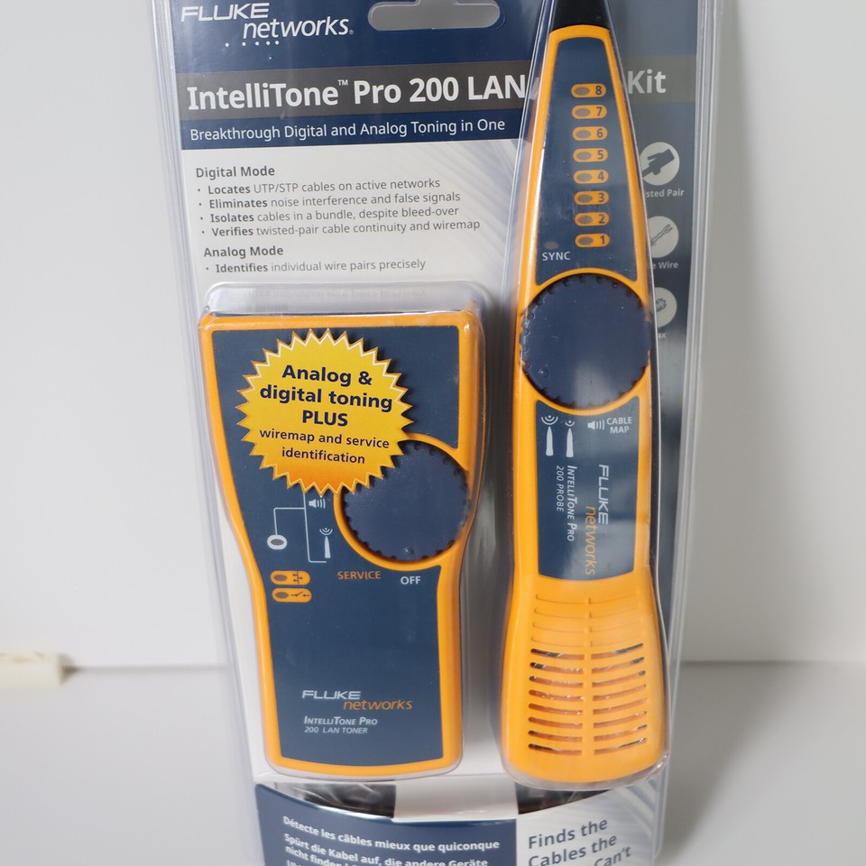 Fluke Networks IntelliTone Pro 200 LAN Toner and Probe Series ...