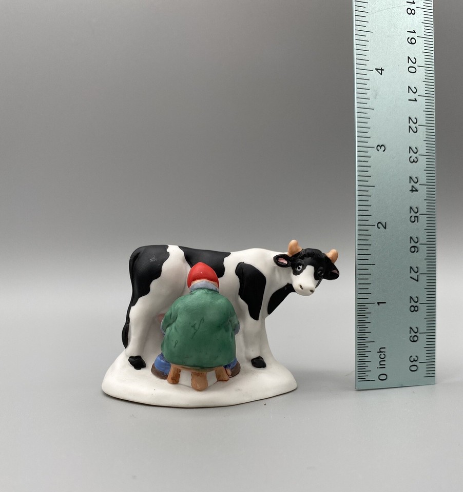 Christmas Village Porcelain Figure Lot Santa, Cow Milk, Choir, Ice ...