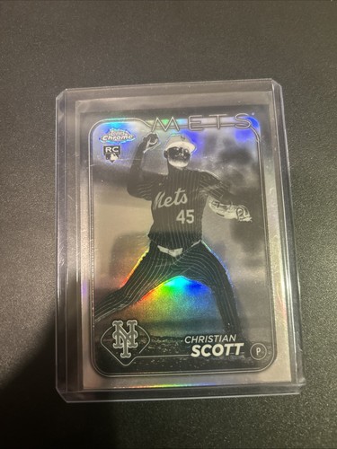 2024 Topps Chrome Update Christian Scott Negative Refractor USC161 RC ...