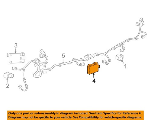 GM OEM 19-23 CT6 Rear Bumper Electrical Components-Radar Sensor ...