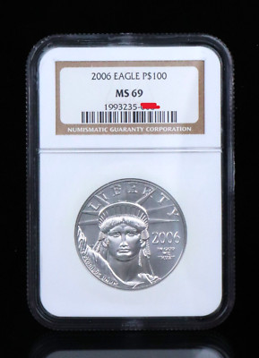 NGC 2006 .9995 Platinum 1oz American Eagle P$100 MS69 Coin | eBay