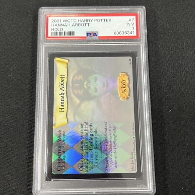 2001 WOTC Harry Potter #7 Hannah Abbott Holo PSA 7 | eBay