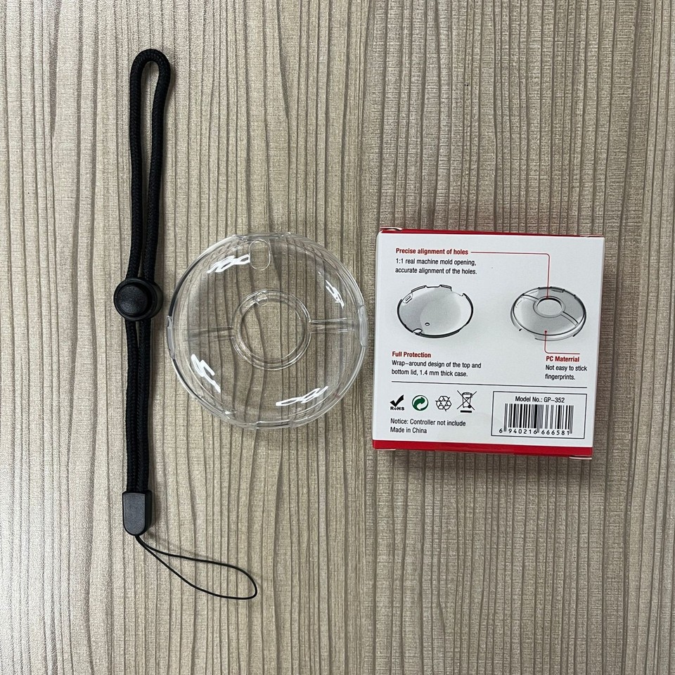 Clear Crystal Protective Cover Case with Anti-fall Strap For Pokémon GO ...