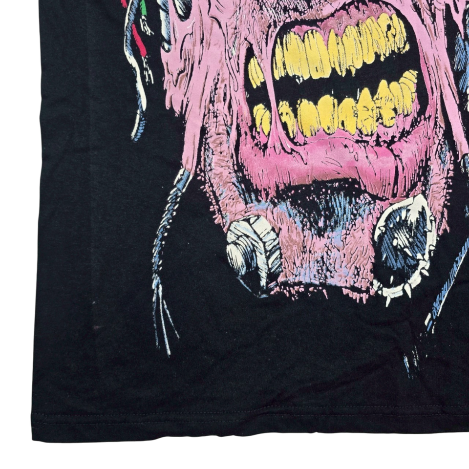 Vintage 1994 Wolverine Liquid Blue Overload Paul Prof Herbert AOP Shirt ...
