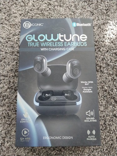 Biconic Glowtune True Wireless Earbuds with Charging Case NEW ...