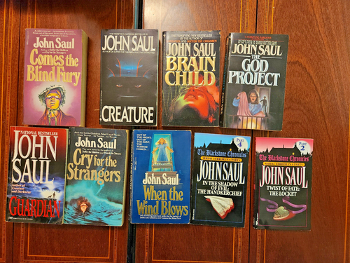 LOT OF 9 JOHN SAUL PAPERBACKS FROM HELL VINTAGE HORROR 1970's & 1980's ...