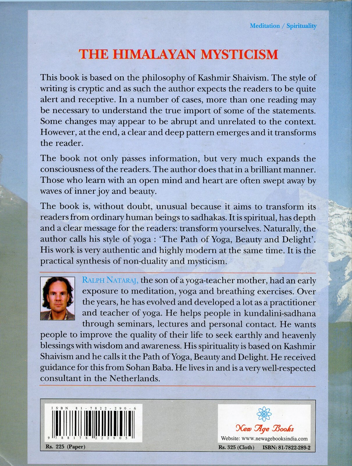Himalayan Mysticism: Shiva's Disc to Cut Asunder etc., by Ralph Nataraj ...