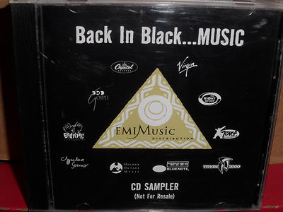 Back in Black Music PROMO CD Rare R&B Tracie Spencer MONTREL DARRETT ...