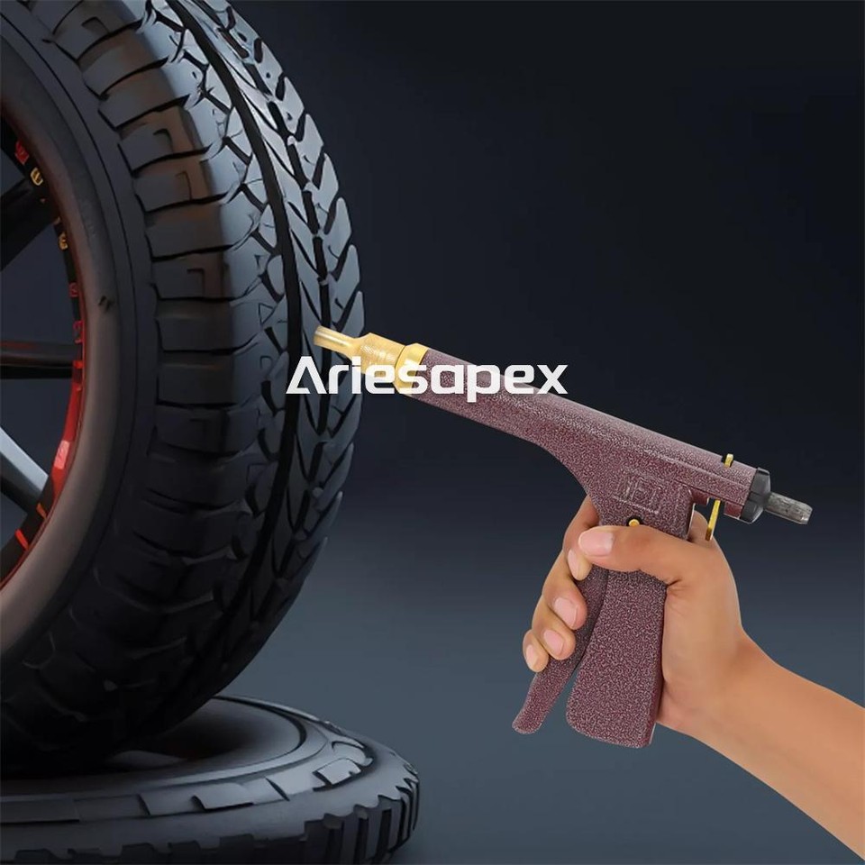 Tire Plugger Tubeless Tire Wheel Repair Gun Kit Mushroom Plug Probe ...