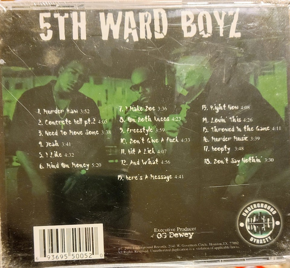 5th ward boyz Recognize The Mob | eBay
