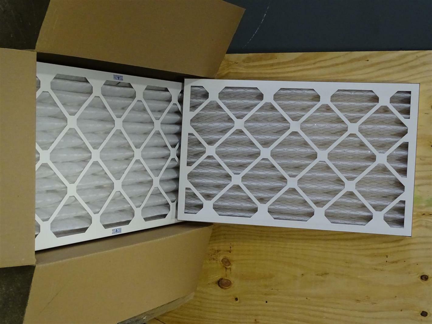 (6) Tri Dim Filter Corporation Tri-Pleat Filter 16x25x2, ES 40 | eBay