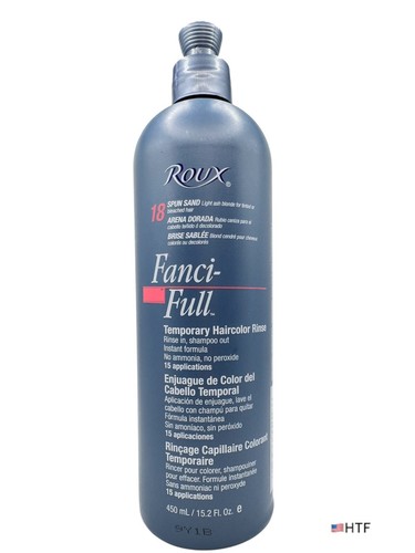 Roux Fanci-Full Instant Temporary Haircolor Rinse #18 SPUN SAND 15.2 oz ...