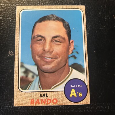 1968 Topps Sal Bando Oakland Athletics #146 | eBay