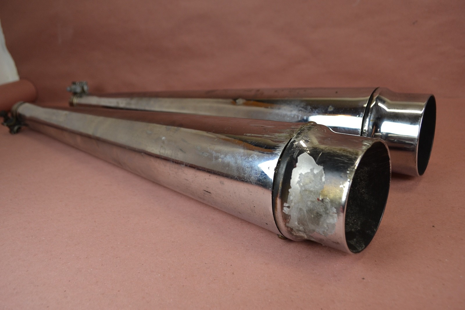 2000-2010 Harley Road King FLHRI SLIP ON FLUTED Exhaust Muffler BAFFLE ...