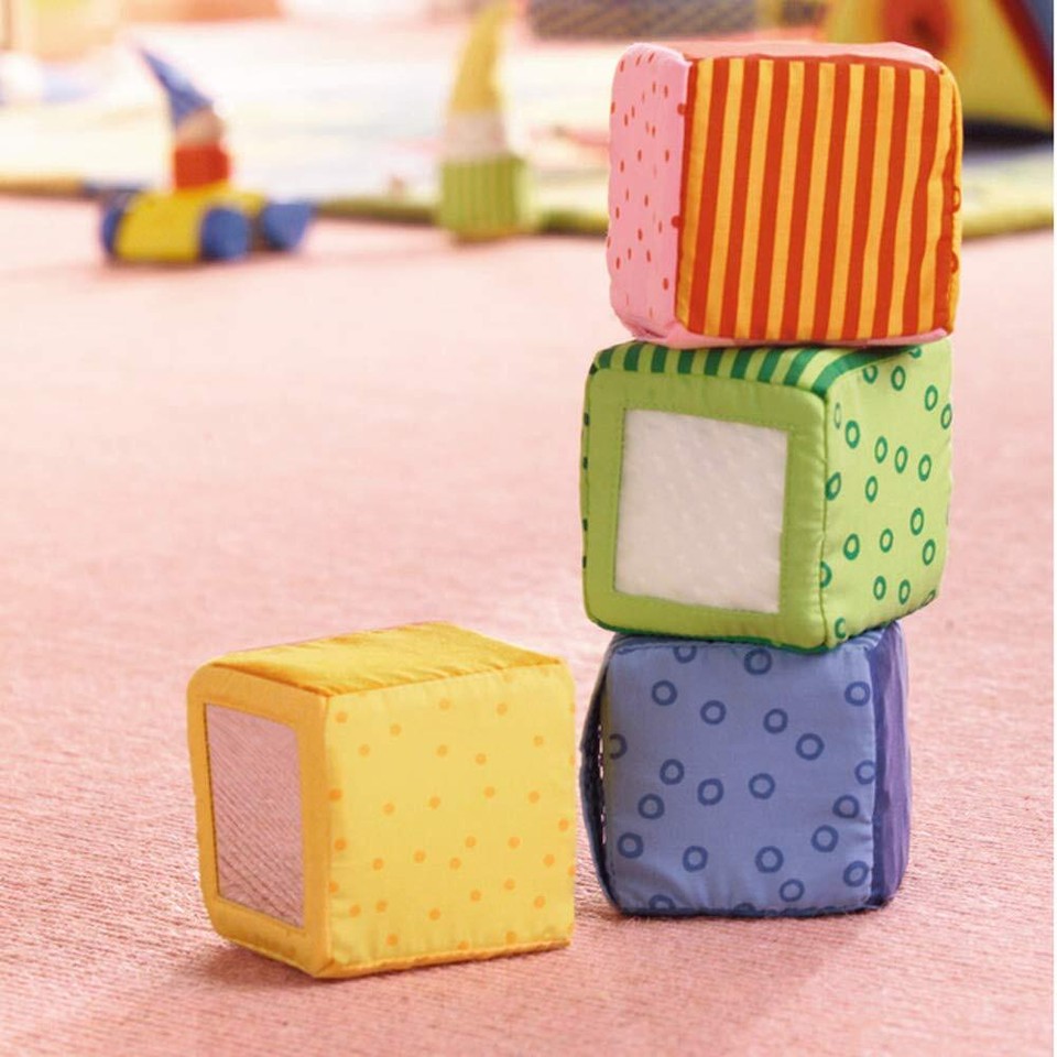 HABA Happy Quartett - 4 Soft Blocks Each with a Unique Sound and Texture for ... | eBay