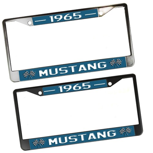 ONE 1965 Mustang Classic Car Design Metal License Plate Frame Holder | eBay