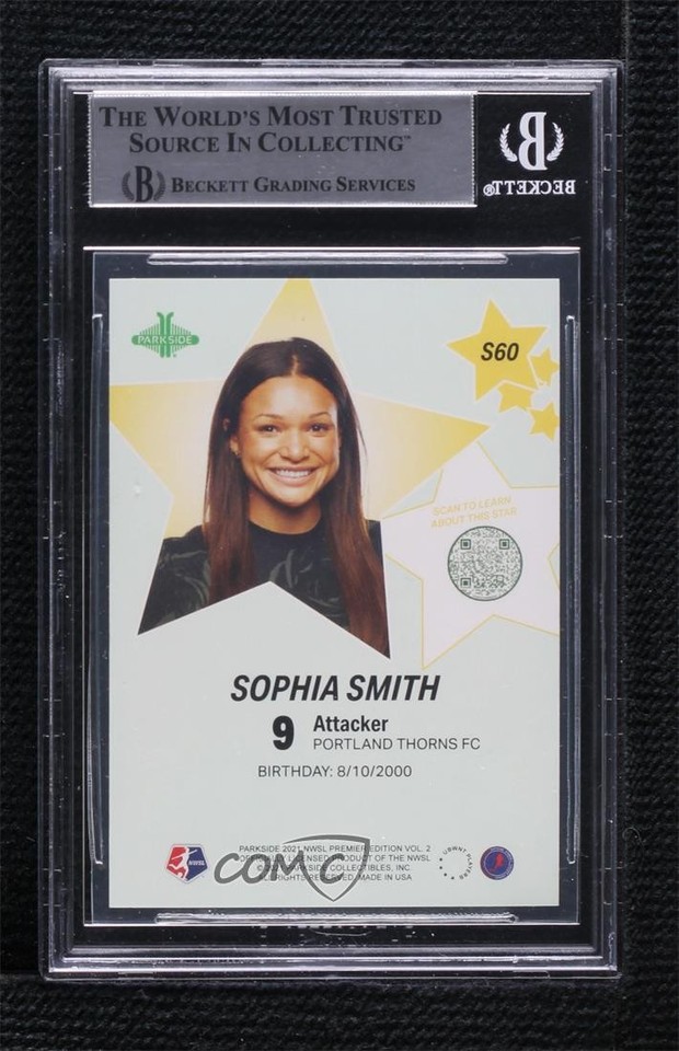 BAS 2021 Parkside NWSL Vol 2 Stars Sophia Wilson Smith BGS Authentic ...