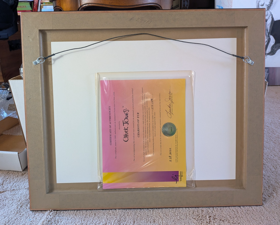 Chuck Jones Original Animation Cel - "Chariots of Fur", 1994/2000 | eBay