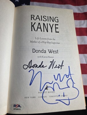 RARE PSA CERT AUTOGRAPHED Raising Kanye DONDA WEST KANYE WEST. READ ...