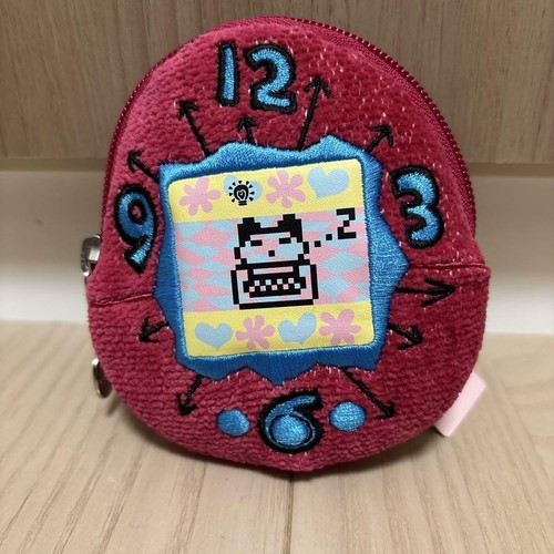 Tamagotchi Lovely Failer Mamecchi Pouch Pink Egg Design Chain Included ...